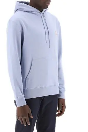 Maison Kitsuné Bold Fox Head Patch Drawstring Hoodie
