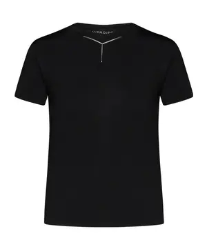 Y/project Logo-appliqué T-shirt - Black