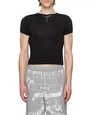Y/project Logo-appliqué T-shirt