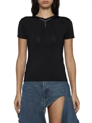 Y/project Logo-appliqué T-shirt