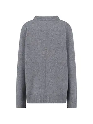 THE ROW Crew Neck Sweater - Gray