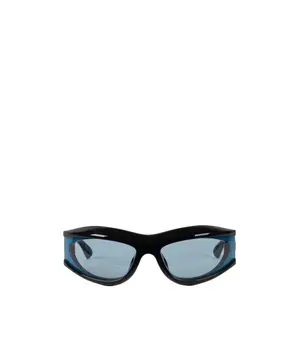 Bottega Veneta Logo Sunglasses - Blue