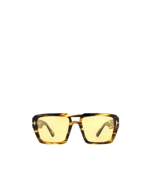 TOM FORD Redford Square Frame Sunglasses