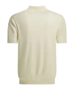 BARACUTA Fine Knit Polo Shirt