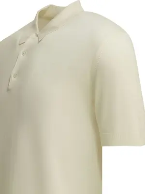 BARACUTA Fine Knit Polo Shirt