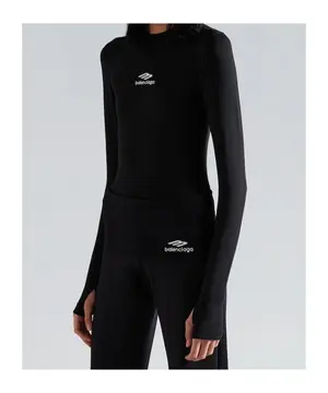 Balenciaga 3b Sports Icon Long Sleeve Top