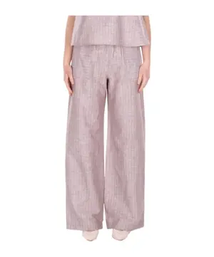 Max Mara Wide-leg Casual Pants - Pink