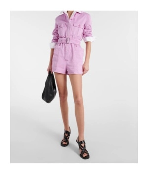 Max Mara Visiera Cotton Drill Playsuit