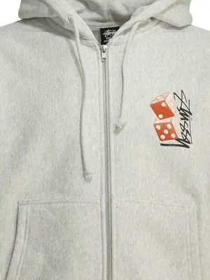 StÜssy Dice Print Zip Hoodie
