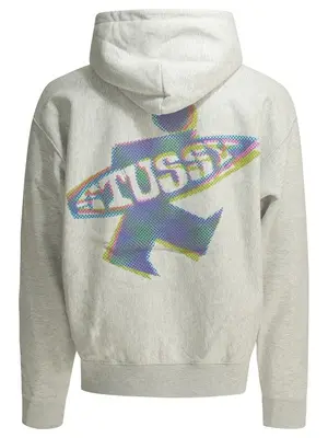 StÜssy Pixel Logo Zip Hoodies