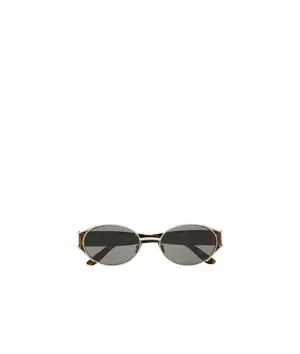 Saint Laurent Oval Sunglasses - Black