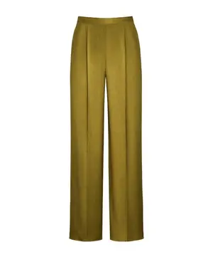 Max Mara Wide Leg Silk Trousers