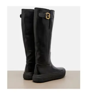 Chloé Delia Leather Knee-high Boots