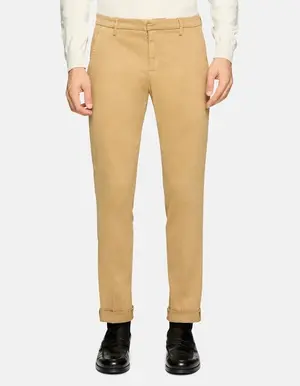 DONDUP Belted Cotton Pants