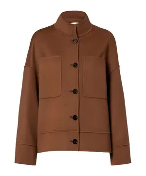 Max Mara Long-sleeved Casual Jacket - Brown