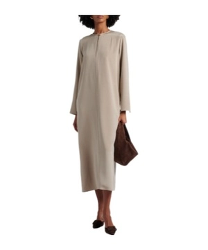 Max Mara Silk-blend Midi Dress