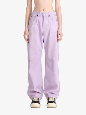 Acne Studios Belted Distressed Jeans