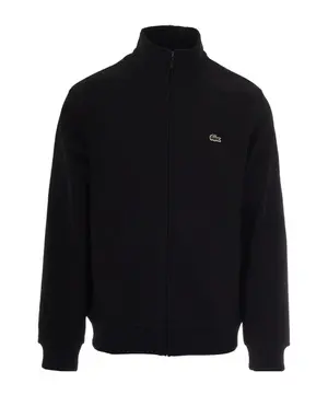Lacoste Zip-up Hoodie - Black