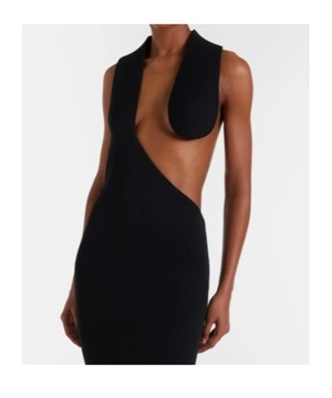 TOM FORD Impossible Asymmetric Jersey Gown