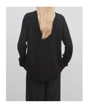 THE ROW High Neck Ribbed Sweater