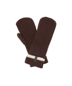 Brunello Cucinelli Monili-striped Gloves