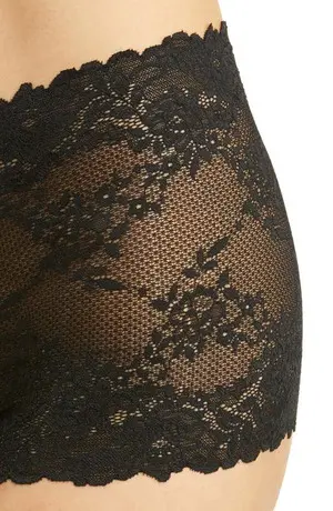 Natori Heavenly Lace Boyshorts - Black