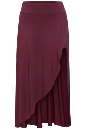 LASCANA Asymmetrical Maxi Skort With Integrated Shorts