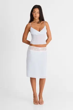 SASHA THERESE Evangeline Midi Skirt