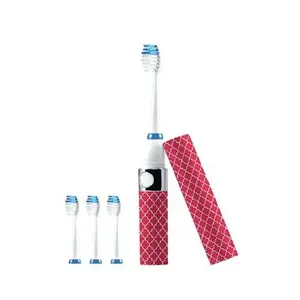 PURSONIC Portable Sonic Toothbrush With Travel Case & 360° Toothbrush Set