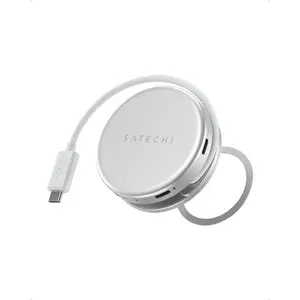 SATECHI Onthego 5-in-1 Usb-c Multiport Adapter - Silver