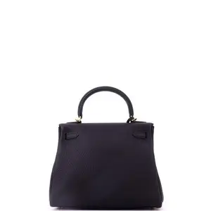 Hermès Kelly Handbag Togo With Gold Hardware 25