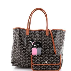 Goyard Saint Louis Tote Printed Coated Canvas Pm