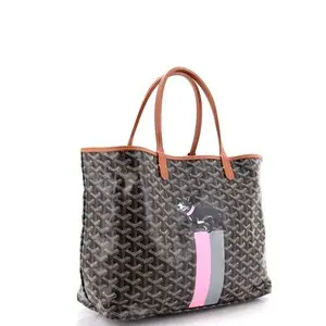 Goyard Saint Louis Tote Printed Coated Canvas Pm