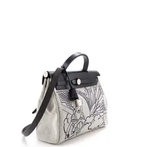 Hermès Herbag Zip Pegase Pop Toile And Leather 31