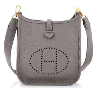 Hermès Evelyne Bag Gen Iii Clemence Tpm - Grey