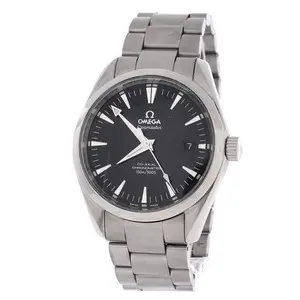 OMEGA Seamaster Aqua Terra 150m Co-axial Chronometer Automatic Watch Stainless Steel 39