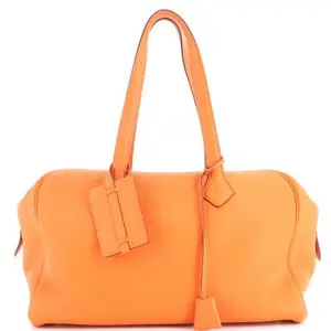 Hermès Victoria Ii Bag Clemence 35 - Orange