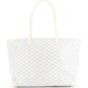 Goyard Artois Tote Coated Canvas Mm - White