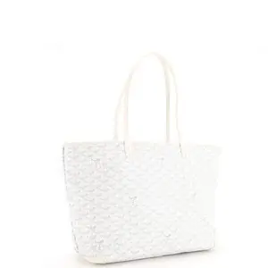 Goyard Artois Tote Coated Canvas Mm - White