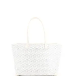 Goyard Artois Tote Coated Canvas Mm - White