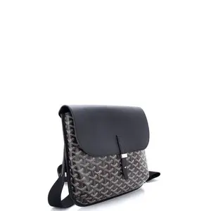 Goyard Coursier Messenger Bag Coated Canvas And Leather