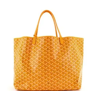 Goyard Saint Louis Tote Coated Canvas Gm - Yellow