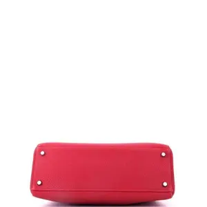 Hermès Kelly Handbag Togo With Palladium Hardware 32 - Red