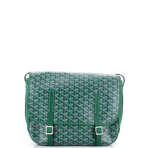 Goyard Belvedere Messenger Bag Coated Canvas Gm - Green