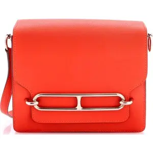 Hermès Roulis Bag Evercolor 18 - Red