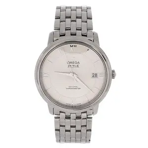 OMEGA De Ville Prestige Co-axial Chronometer Automatic Watch Stainless Steel 37 - White