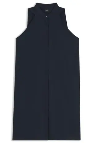 BOSS Sleeveless Cotton Swing Mini Dress