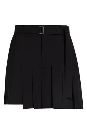 Sacai Belting Suiting Skort Black