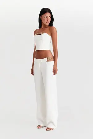 SASHA THERESE Lucia Pants - White