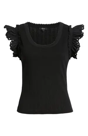 Rails Giovanna Pointelle Stitch Top